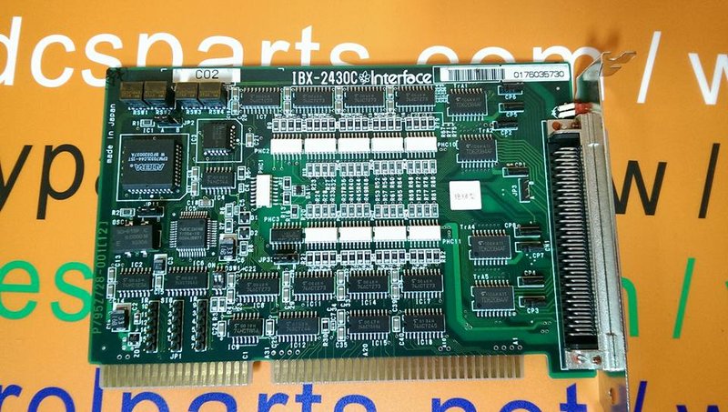 INTERFACE PCB EQUIPMENT BOARD IBX-2430C - 裕益科技自動化設備可程式編碼器PLC分散式控制系統DCS